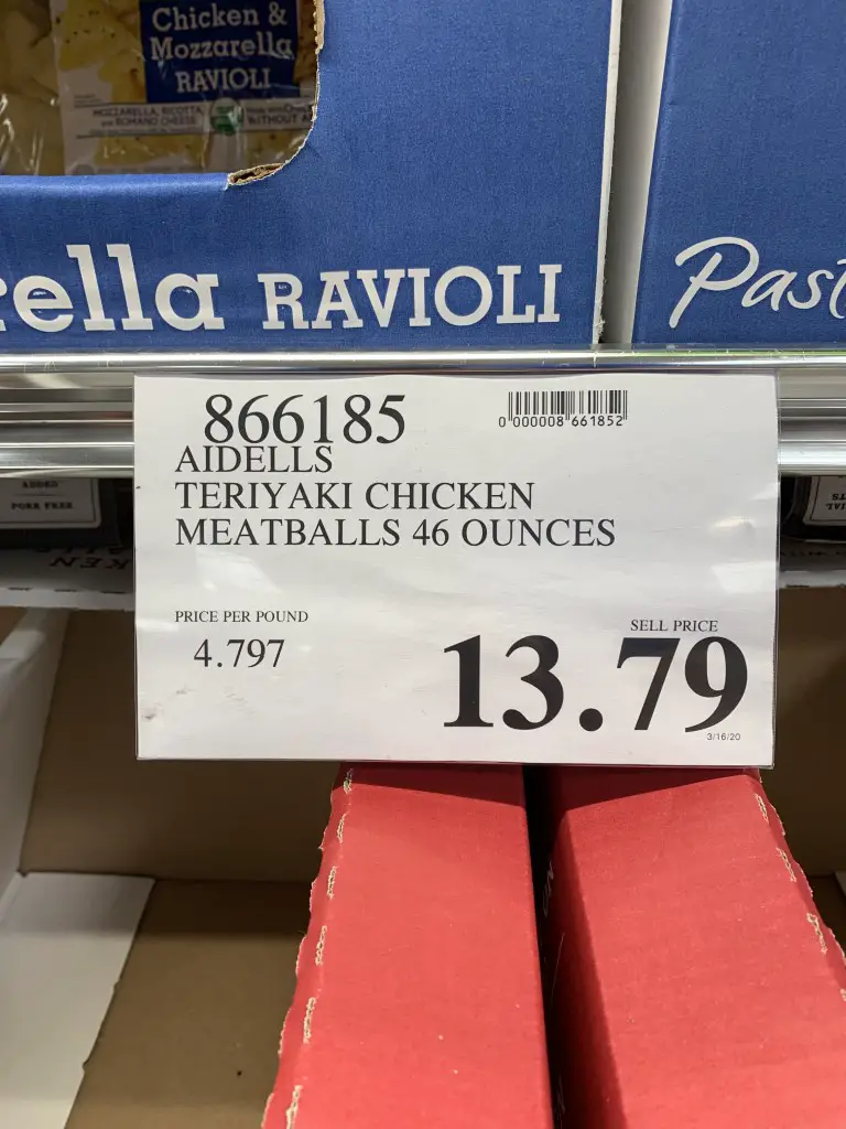Costco Chicken Meatballs By Aidells Teriyaki Chicken Costco Fan